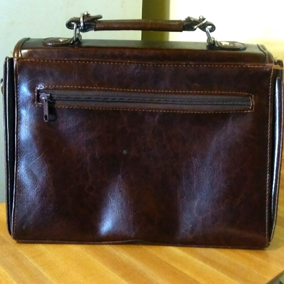 Moda Italiana | Bags | Vintage Moda Italiana Leather Satchel | Poshmark